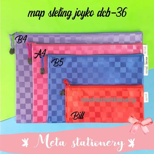Jual Map Sleting / Zipper Bag Joyko Dcb-36 - Biru, Bill - Jakarta Utara ...