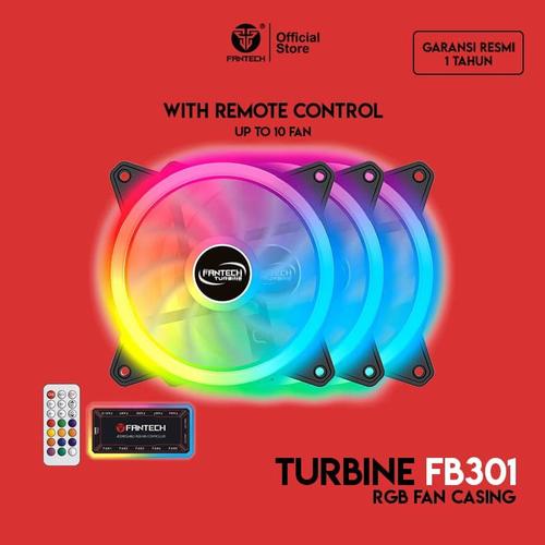 Jual Fantech Fan Casing RGB 12cm TURBINE FB301 dengan Remote Control ...
