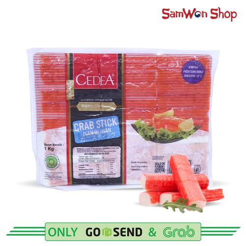 Jual CEDEA CRAB STICK 1 KG - FROZEN FOOD KEPITING OLAHAN SHABU - SHABU ...