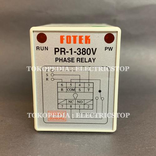 Jual FOTEK PR-1-380V PR1 PR1 380V PHASE RELAY - Jakarta Barat ...