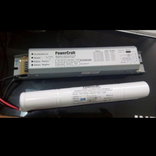 Jual Power pack nicad batery emergency powercraft ecs36 power craft ECP ...