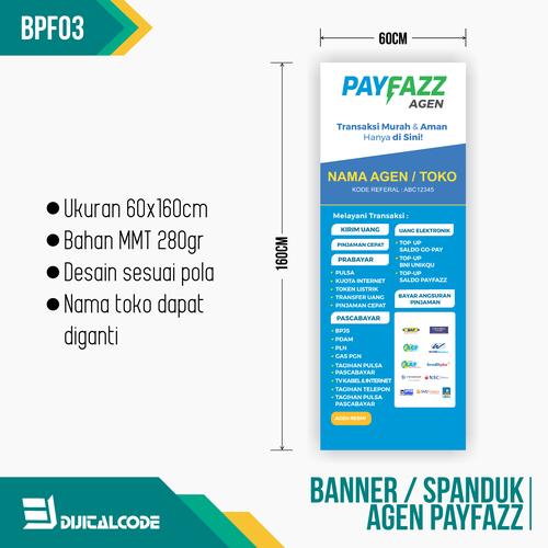 Jual BPF03 Spanduk Banner Payfazz 60x160cm - Kota Medan - DijitalCODE ...