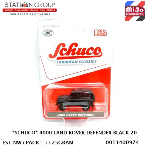 Jual SCHUCO 4000 LAND ROVER DEFENDER BLACK 20 - DIECAST - Kota ...