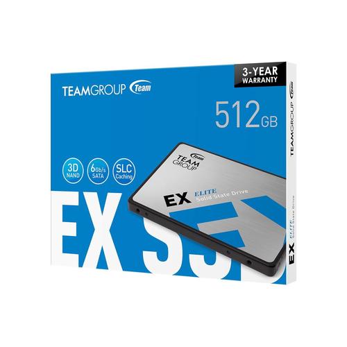 Jual Team Group EX2 2.5" 512GB SATA III Internal SSD - T253E2512G0C101 ...