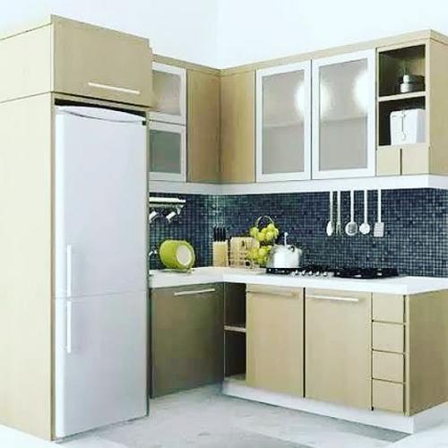 Jual kitchen set minimalis Lemari Dapur Rak Dapur Kayu Bloktik Kustom ...