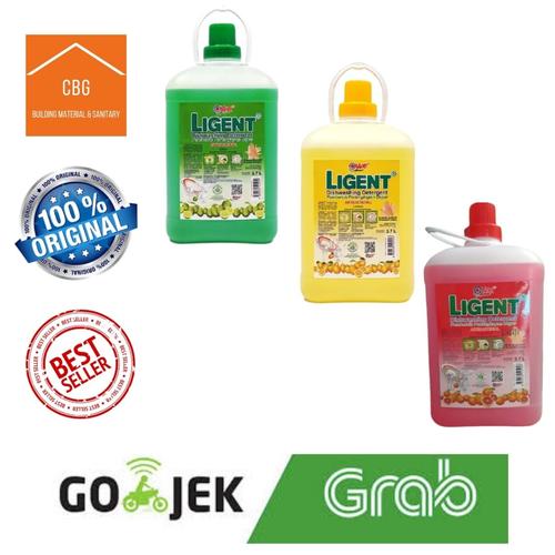 Jual YURI LIGENT JERIGEN 3.7 LITER Cairan Sabun Cuci Piring - LIME ...