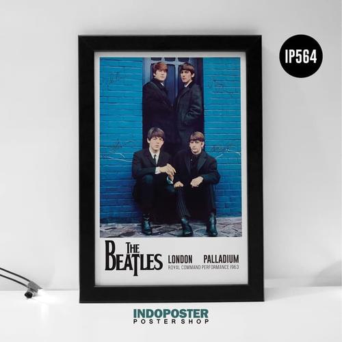 Jual POSTER HIASAN DINDING MUSIK THE BEATLES LONDON PALLADIUM 1963 16RP ...