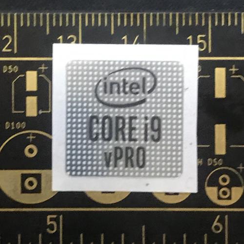Jual Sticker stiker logo intel Core i9 vpro 10th gen 2020 ori - Kota ...