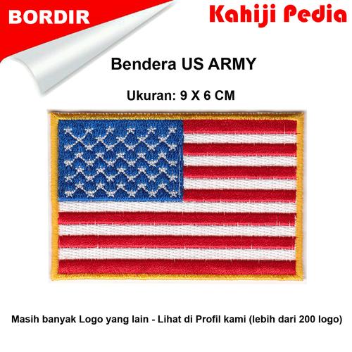 Jual Us army patch emblem bordir badge bendera amerika - Kota Bandung ...
