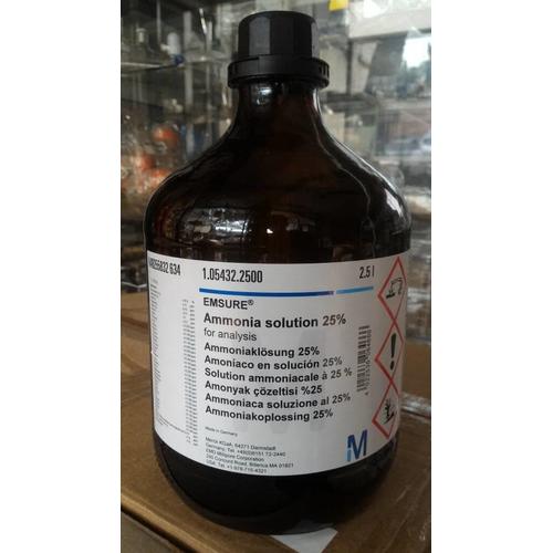 Jual Ammonia Solution 25% Cap. 2.5 Liter, Larutan ammonia merck 105432.2500 - Jakarta Pusat ...