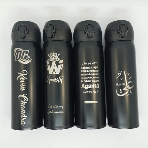 Jual TERLARIS Tumbler Grafir / Tumbler Custom Grafir Nama , Stainless ...