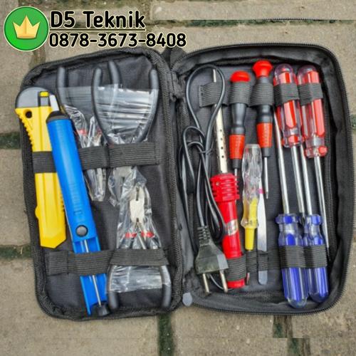 Jual Alat Solder Listrik Set 10 pcs/set SANDS Toolkit Soldering Kit Set ...