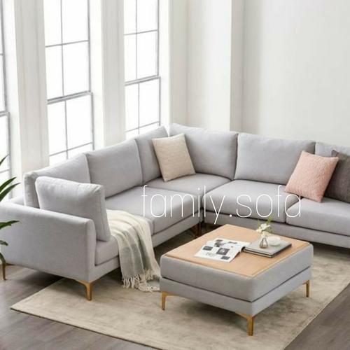 Jual sofa minimalis 2m x 2m with puff - Kab. Bandung - Family Sofa ...