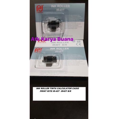 Jual INK ROLLER TINTA CALCULATOR CASIO PRINT RITE IR-40T IR40T B/R ...