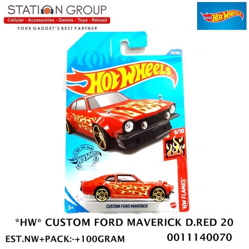 Jual HOT WHEELS HW CUSTOM FORD MAVERICK DARK RED 20 - DIECAST - Kota ...