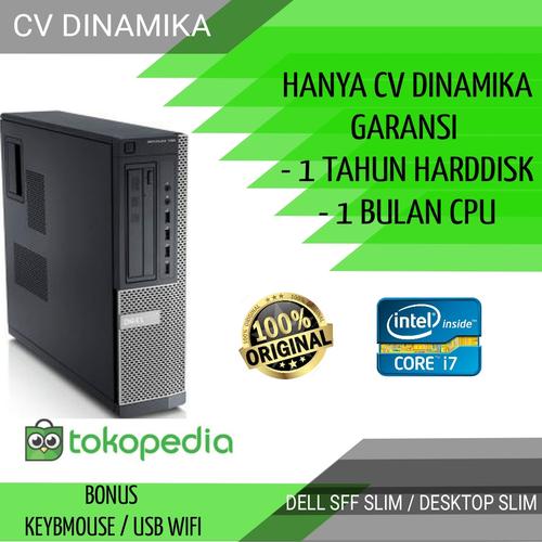 Jual Komputer pc cpu DELL core i7 HDMI ram 16 gb hd 1tb garansi ori ...