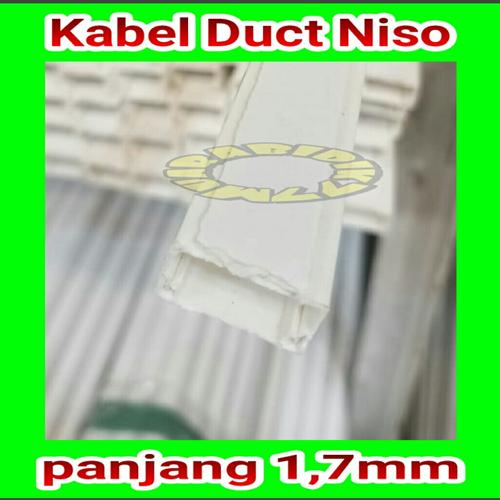 Jual Kabel Duct Niso 10x20 /ducting niso 10mmx20mm /pelindung kabel ...