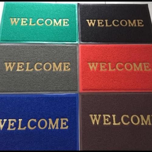 Jual Keset welcome alas kaki karet plastik mie bihun tebal 40x60/60X90 ...