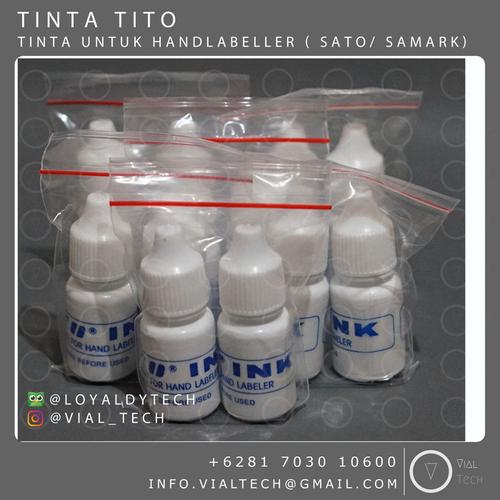 Jual 1 botol Tinta Special Tito |ink Tito | Hand Label ( Sato, Samark ...