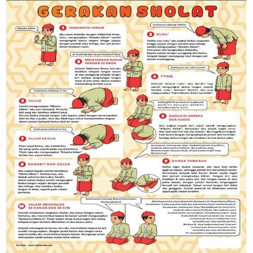 Jual Poster Timbul Gerakan Sholat - Kota Depok - Dunia Alper | Tokopedia