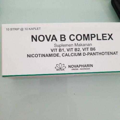 Jual Vitamin B Complex box/dus/dos - Nova - Kab. Grobogan - PRO FARMA ...