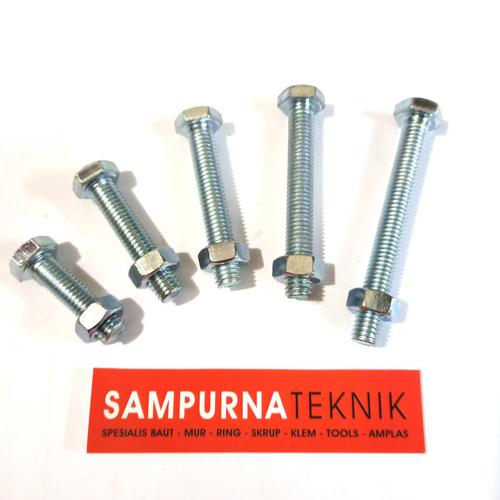 Jual Baut Mur m8 x 20 (2cm) Putih - Kota Bandung - Sampurna Teknik ...