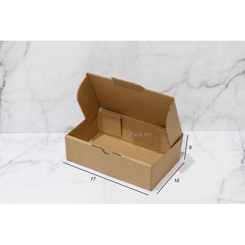 Jual Box Corrugated E-Flute Dus Coklat Top Lock Mentai 17 x 10 x 5cm ...