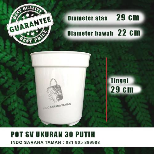 Jual Pot Tinggi Pot SV 30 PUTIH Pot Bunga Tinggi Pot Tanaman Tinggi ...
