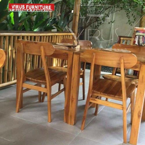 Jual meja cafe meja teras meja makan kursi ropan minimalis jati jepara ...