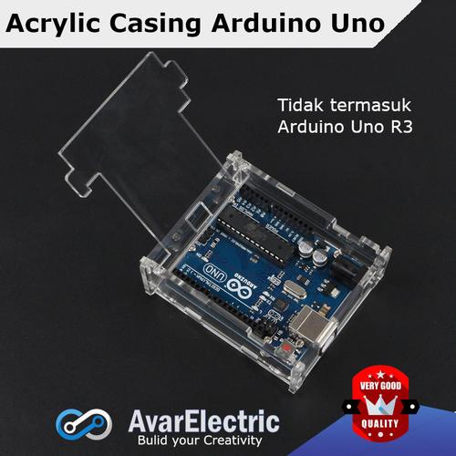 Jual Uno Box Casing Acrylic Akrilik Transparan Kotak Case Arduino Uno ...