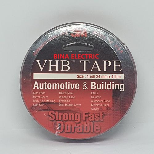 Jual Double Tape 3M VHB Tape 24mm x 4.5m / Double Tape Foam 3M VHB Tape ...