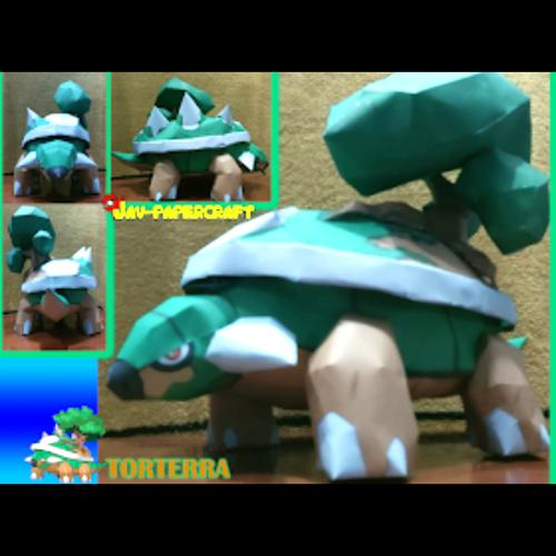 Jual Pokemon Torterra Papercraft - Kab. Bekasi - Papercraft Tiviti ...