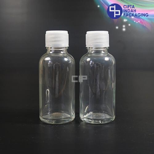 Jual Botol Kaca 30ml Tebal Bening - Tutup Ulir Natural - Kota Bekasi ...