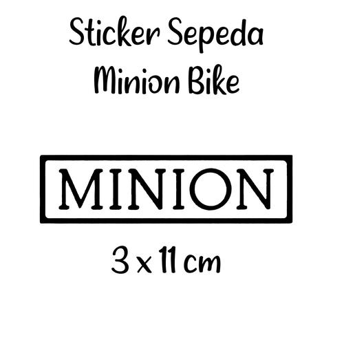Jual Sticker Cutting Frame Sepeda Minion - Warna Biasa - Jakarta Utara ...