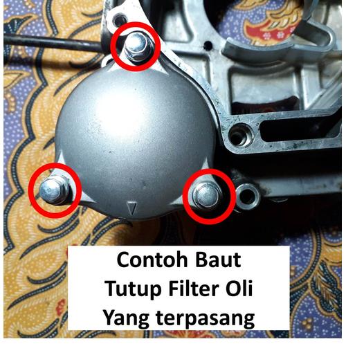 Jual Baut filter oli Smash Shogun125 Arashi Axelo Hayate Spin Skydrive ...