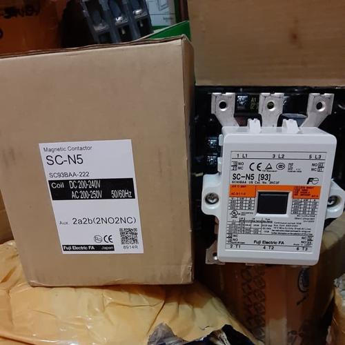 Jual Kontaktor /contactor fuji sc-5n scn5 220v sc-n5 110v 380v ...