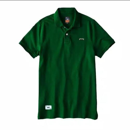 Jual Polo Shirt Pria Warna Hijau botol polos - XL - Kota Bandung ...