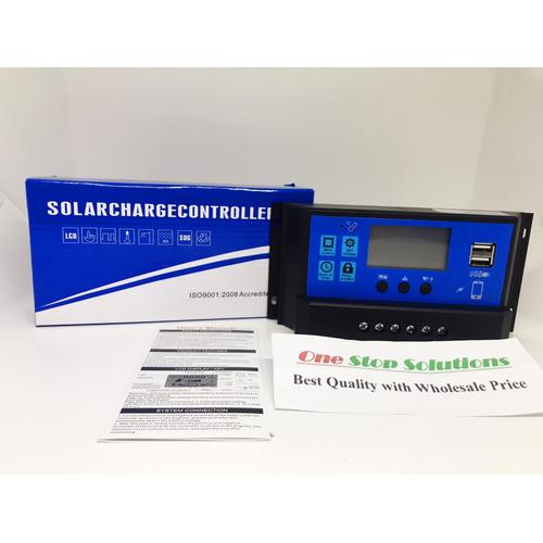 Jual SOLAR PANEL CHARGER CONTROLLER PANEL SURYA 50A 12V 24V - Jakarta ...