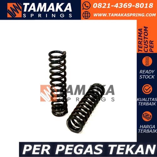 Jual Per Spring Pegas Tekan OD 10mm Kawat 1,5mm Panjang 40mm Baja ...