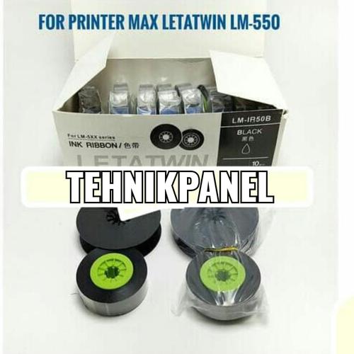 Jual PITA INK RIBBON MAX LETATWIN LM 550 PRINTER MESIN MARKER TUBING ...