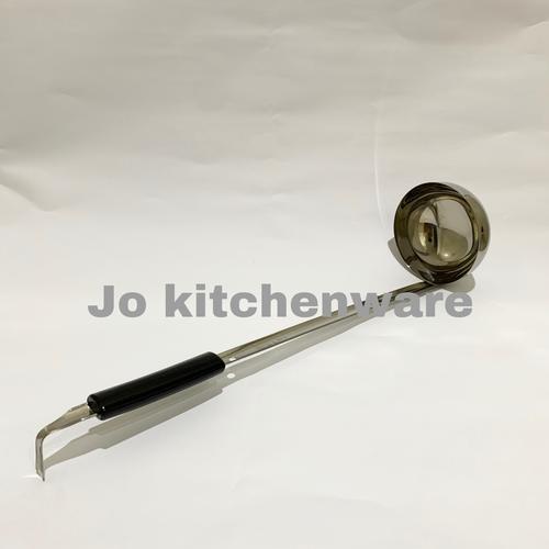 Jual Eros bakso/kuah stainless gagang hitam tebal / 8Oz / P5-8 - Kota ...