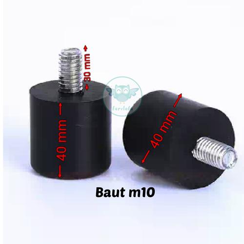 Jual karet kaki mesin / Engine mounting 4x4 / rubber mounting 4x4 cm ...