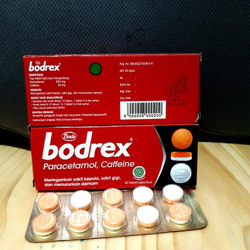 Jual BODREX BODE PARACETAMOL CAFFEINE UTK SAKIT KEPALA DEMAM DAN SAKIT ...