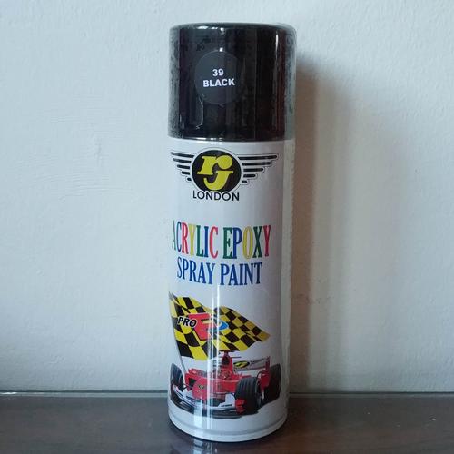 Jual Cat semprot RJ London 400 CC ( 39 ) Black ( Hitam ) - Jakarta ...