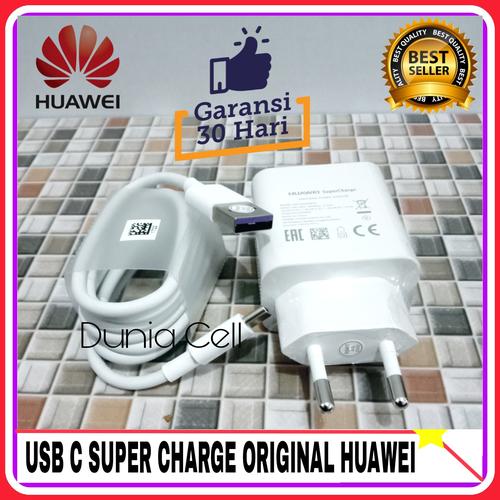 Jual Charger Huawei P30 P30 Pro P30 Lite ORIGINAL 100% USB C Super ...