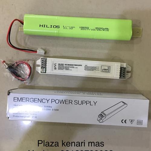 Jual batere emergency power pack nicad nicat battery led travo ...