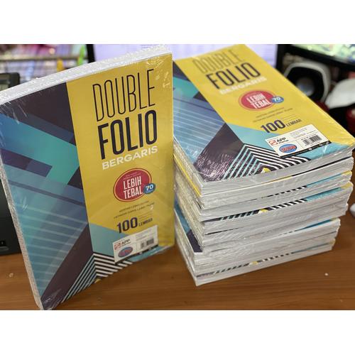 Jual Kertas Double Folio F4 Bergaris Sidu 100 Sheets - Kota Medan ...