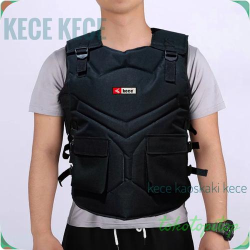 Jual Rompi Motor Body Protector Anti Angin 01 - Hitam, All Size - Kab ...