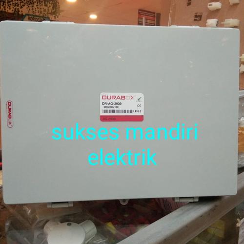 Jual BOX PANEL PLASTIK 290X390 X 160 MM + BASE PLATE DURABOX ABS - EWIG ...