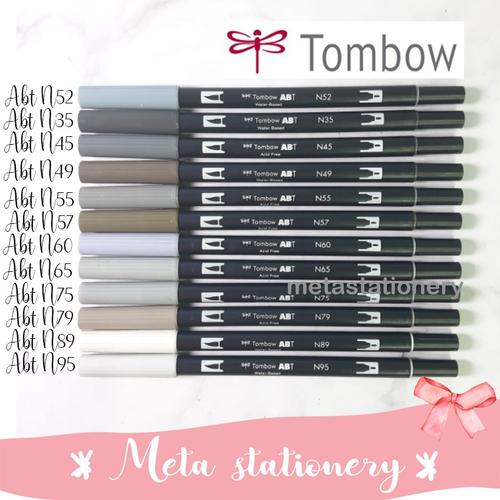 Jual ABT Tombow Dual Brush Pen Warna Gray - N52 - Jakarta Utara - Seven ...